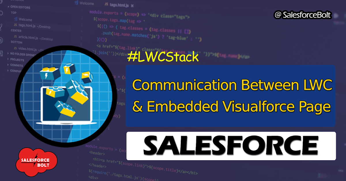Communication Between Lightning Web Component And Visualforce Pages In Salesforce Lwc Stack ☁️⚡️